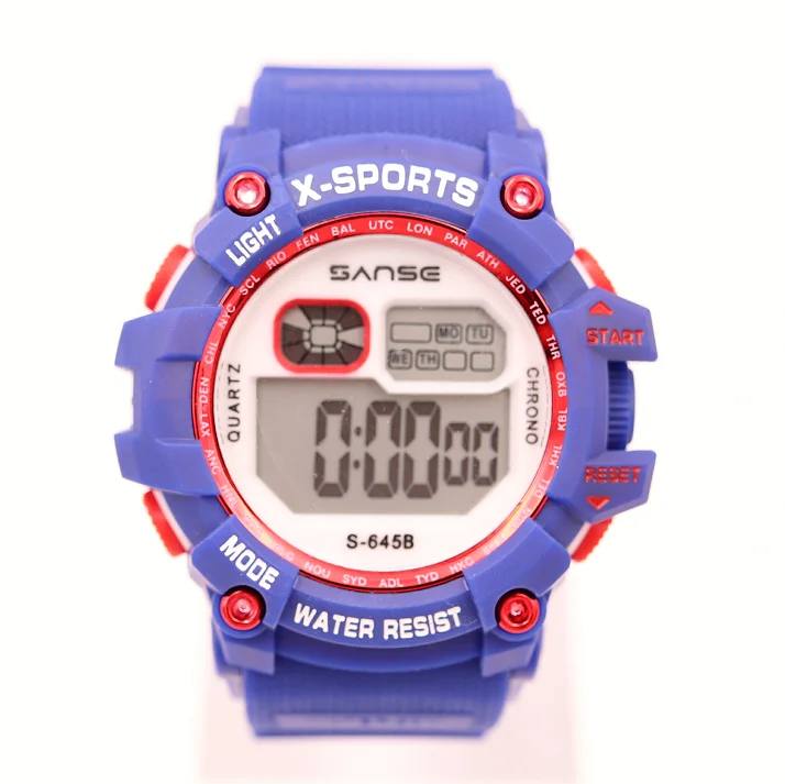 SANSE S-645B Waterproof Digital Wrist Watch - Factory Price