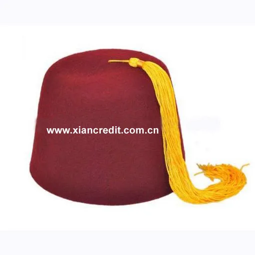 Morocco Tarboosh Hat Fez Muslim Hat With Tassel - Buy Wool Muslim Hat ...