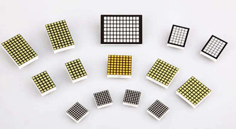 4 Inch 10mm Big 5x7 Led Dot Matrix Red Color Display - Buy 4 Inch 10mm ...