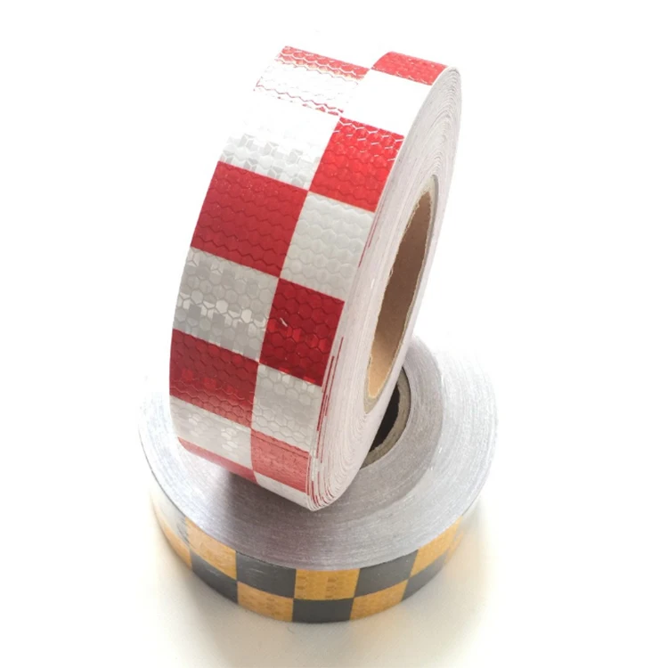 Red And White Reflective Tape Safety Sticker Tape For Vehicles - Buy ...