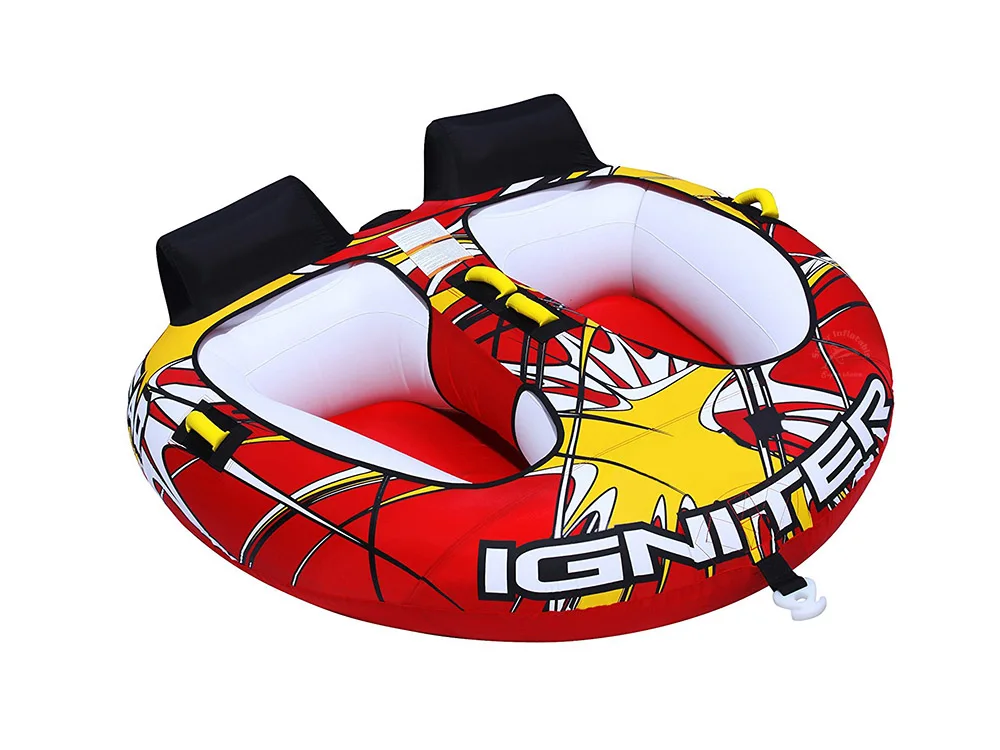 Double Rider Cockpit Fun Tube(funtube) Inflatable Towable Water Tube 2 ...