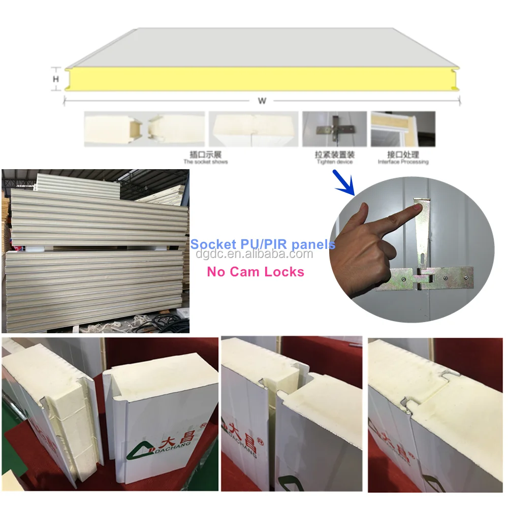 Best Quality Polyisocyanurate Pir Panel To Build Large Capacity Cold ...