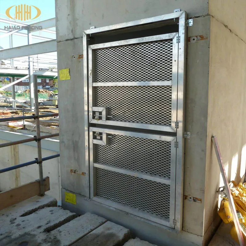 Lift Well Safety Protection Gates - Elevator Shaft Fall Protection