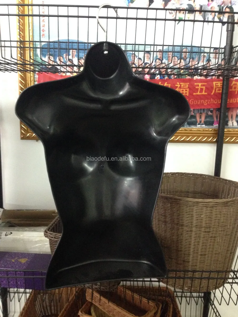 High Quality-new Female Half Body Torso Female Form Hanging Plastic ...