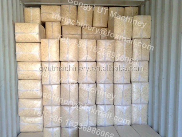 25kg Per Bag Wood Sawdust Shavings 1000g Wood Shavings Baler Press ...