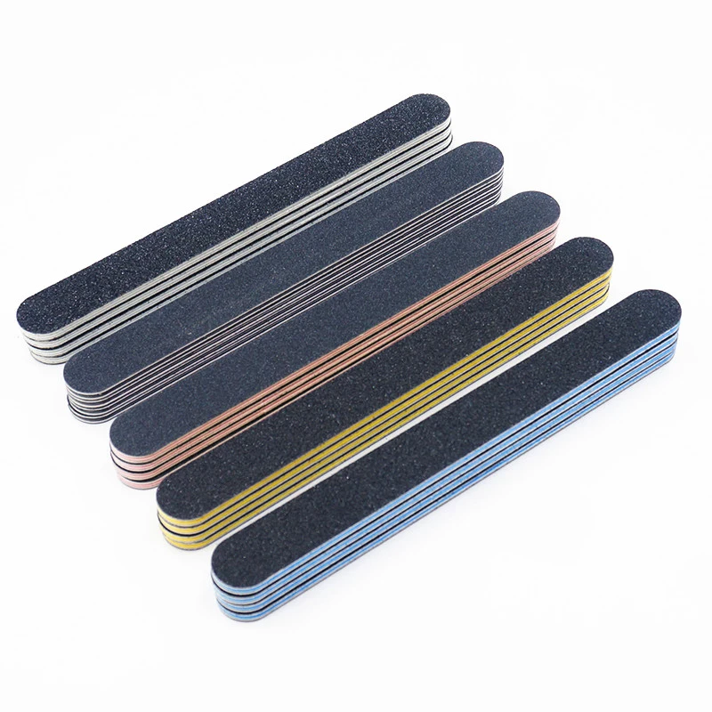 Professional Oem Black Nail File 80/100/180/240 Custom Nail File - Buy ...