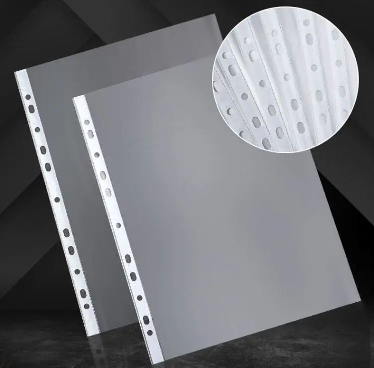 Custom Punch 11holes/30 Holes Pp Clear Pockets Sheet Protector ...
