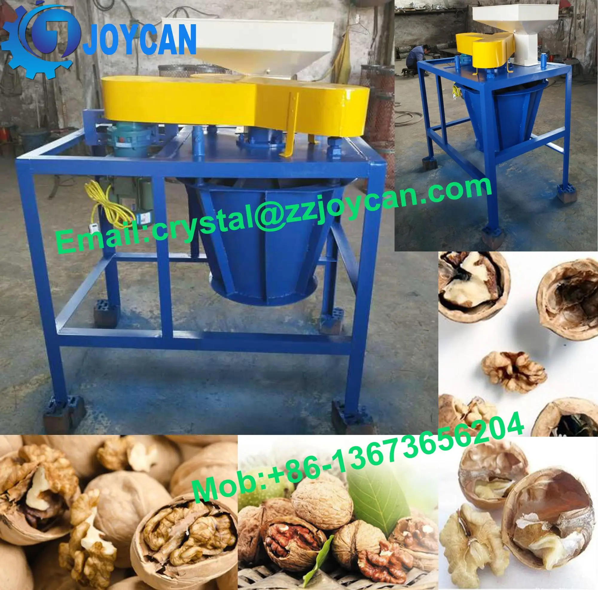 Perfect Kernel Black Walnut Hulling Machine - High Productivity