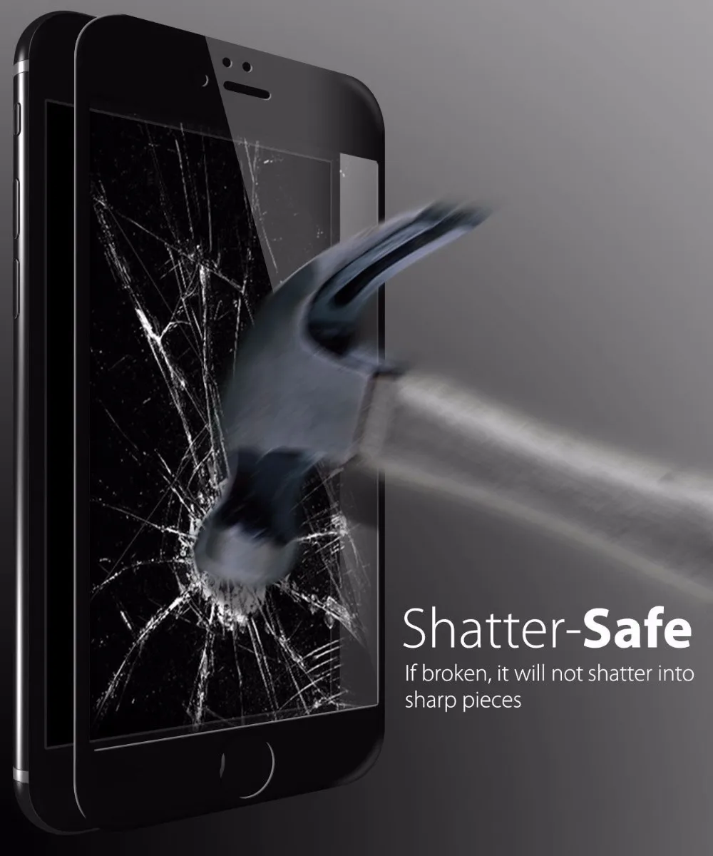 Mobile Phone 4d Tempered Glass Screen Protector For Iphone 8 - Buy ...