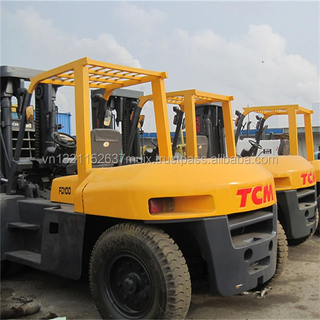 Used Tcm 10t Tcm Forklift Fd100,Used /old 10t Tcm Diesel Forklift - Buy ...