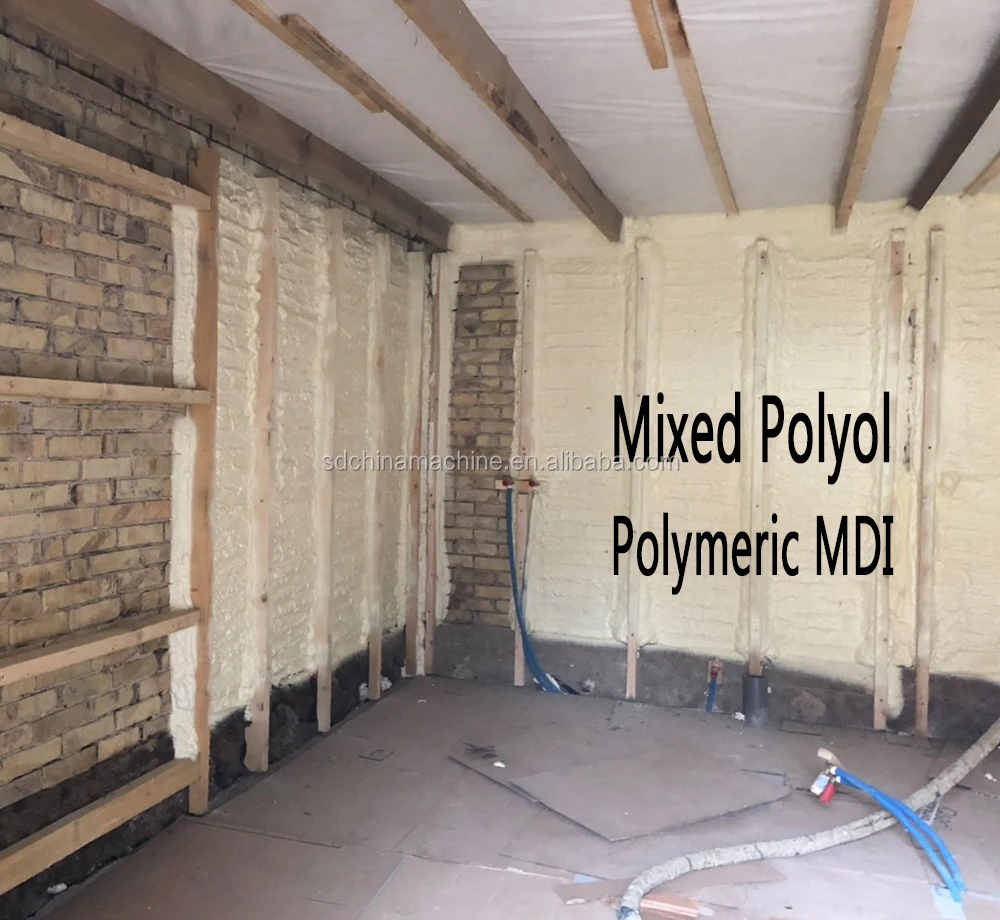Two Component Polyurethane Rigid Foam Spray Polymetric Mdi Raw Material ...