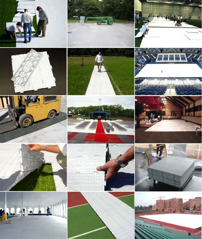 Plastic Floor Turf Protection Wedding/Tent Party Flooring Concert Event ...