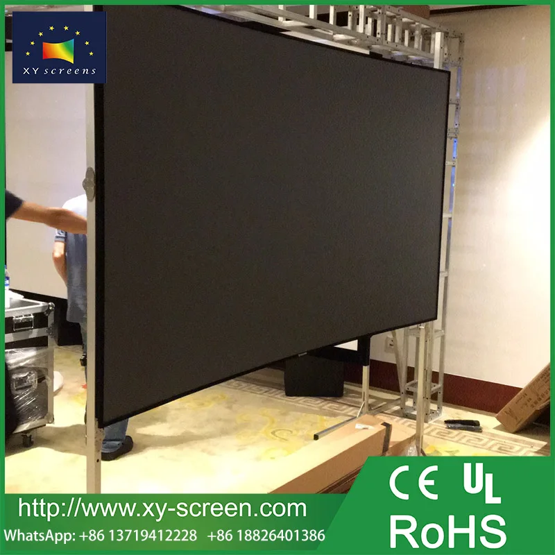 Xyscreen 100'' 16:9 Format Curved Frame Black Diamond Screen - Buy ...