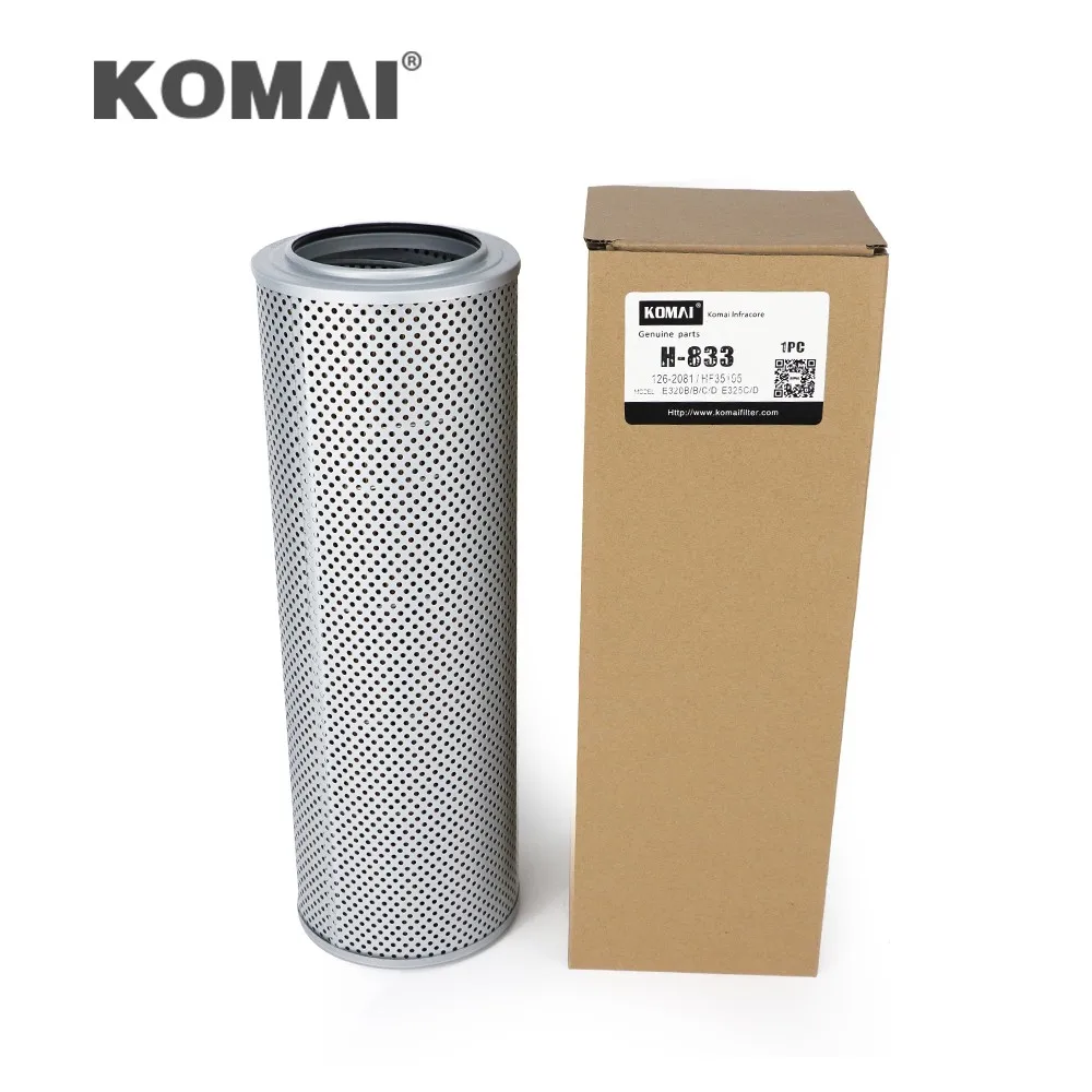 High Efficiency Hydraulic Oil Filter H-833 for Excavators