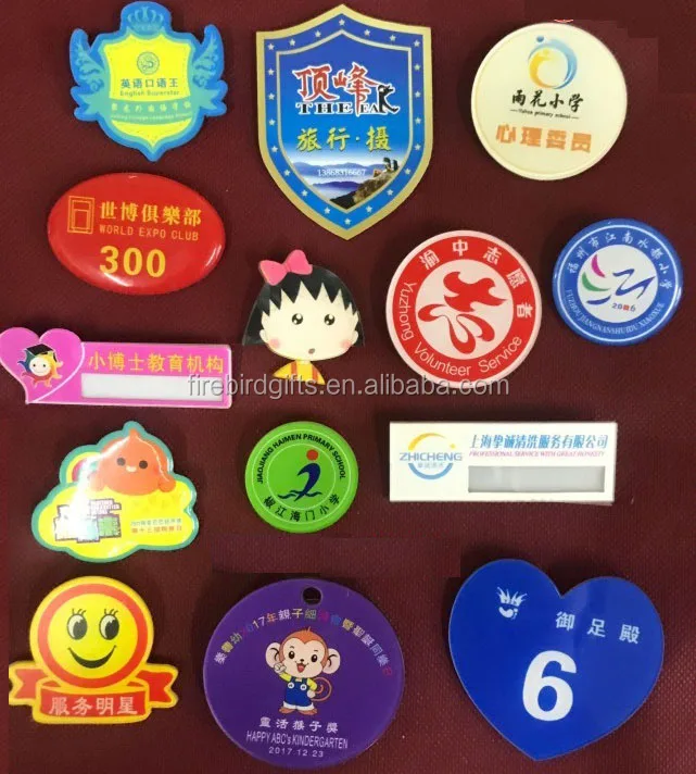 Custom Identification Changeable Reusable Magnetic Waiter Clothing ...