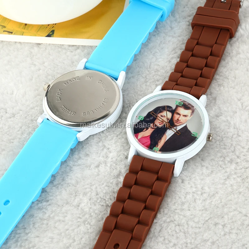 Custom Sports Watch Hot Selling Silicone Rubber Band Watch Sublimation ...