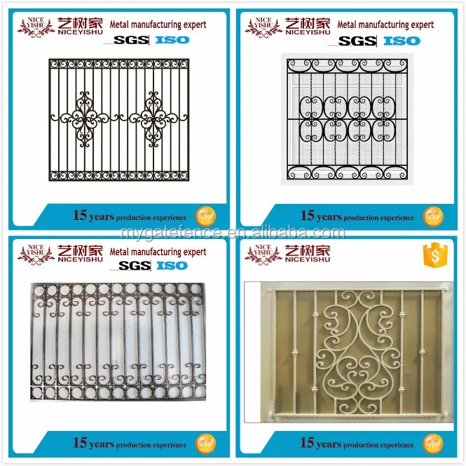Best Wrought Iron Window Grill Design Prices,Color Designs Window Metal ...