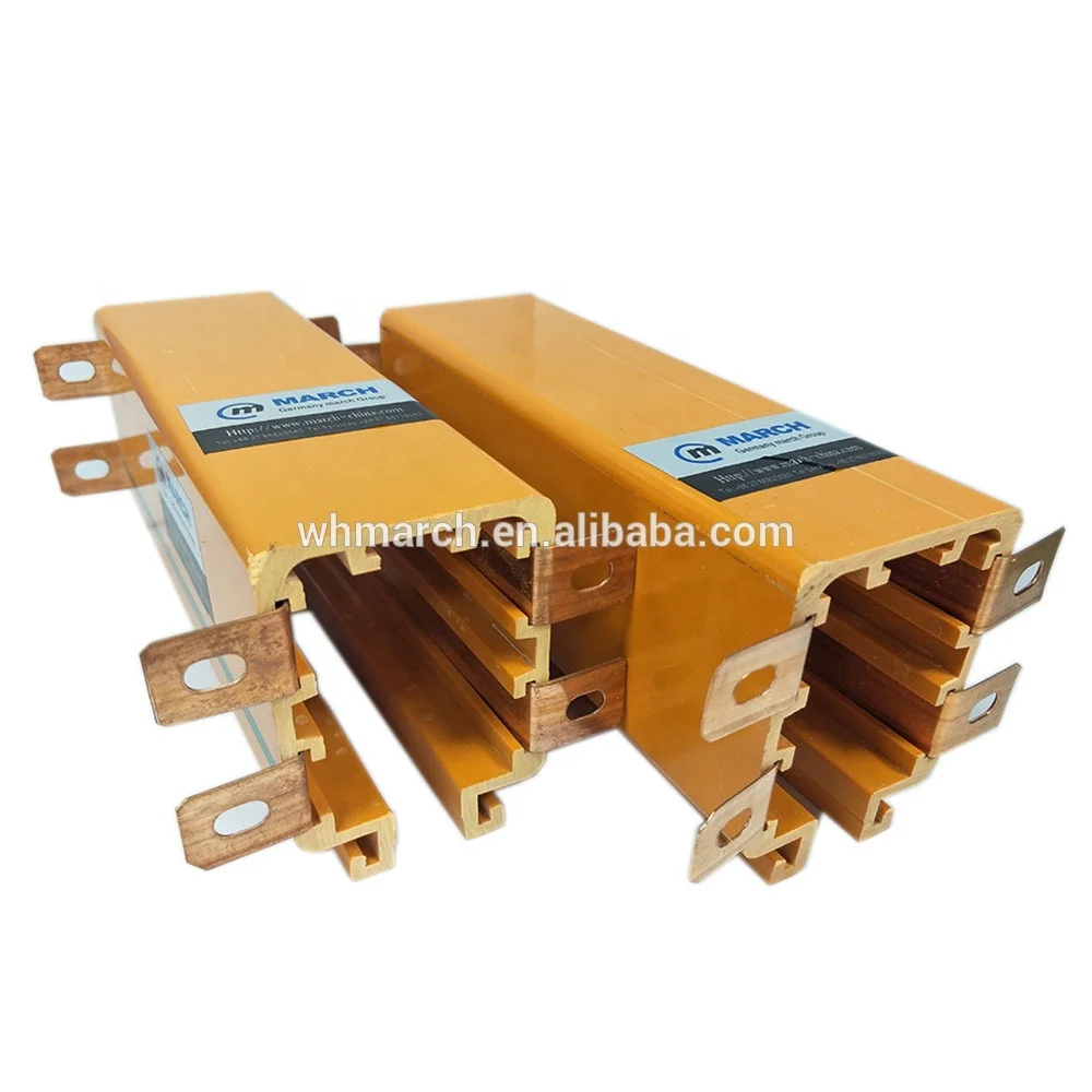 25a & 40a Ip43 Box Busbar Enclosed Conductor Rail For Crane Oem