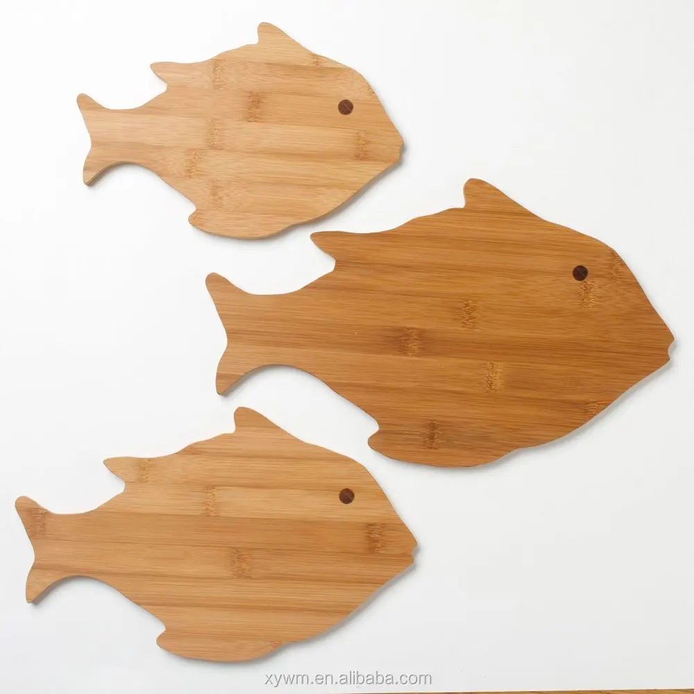 Oem Animal Fish Shaped Custom Factory Frozen Bamboo Wooden Kitchen ...