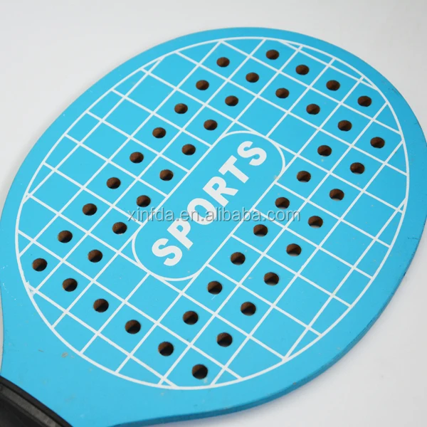 Beach Sports Games Wooden Beach Tennis Racket For Promotion Beach ...
