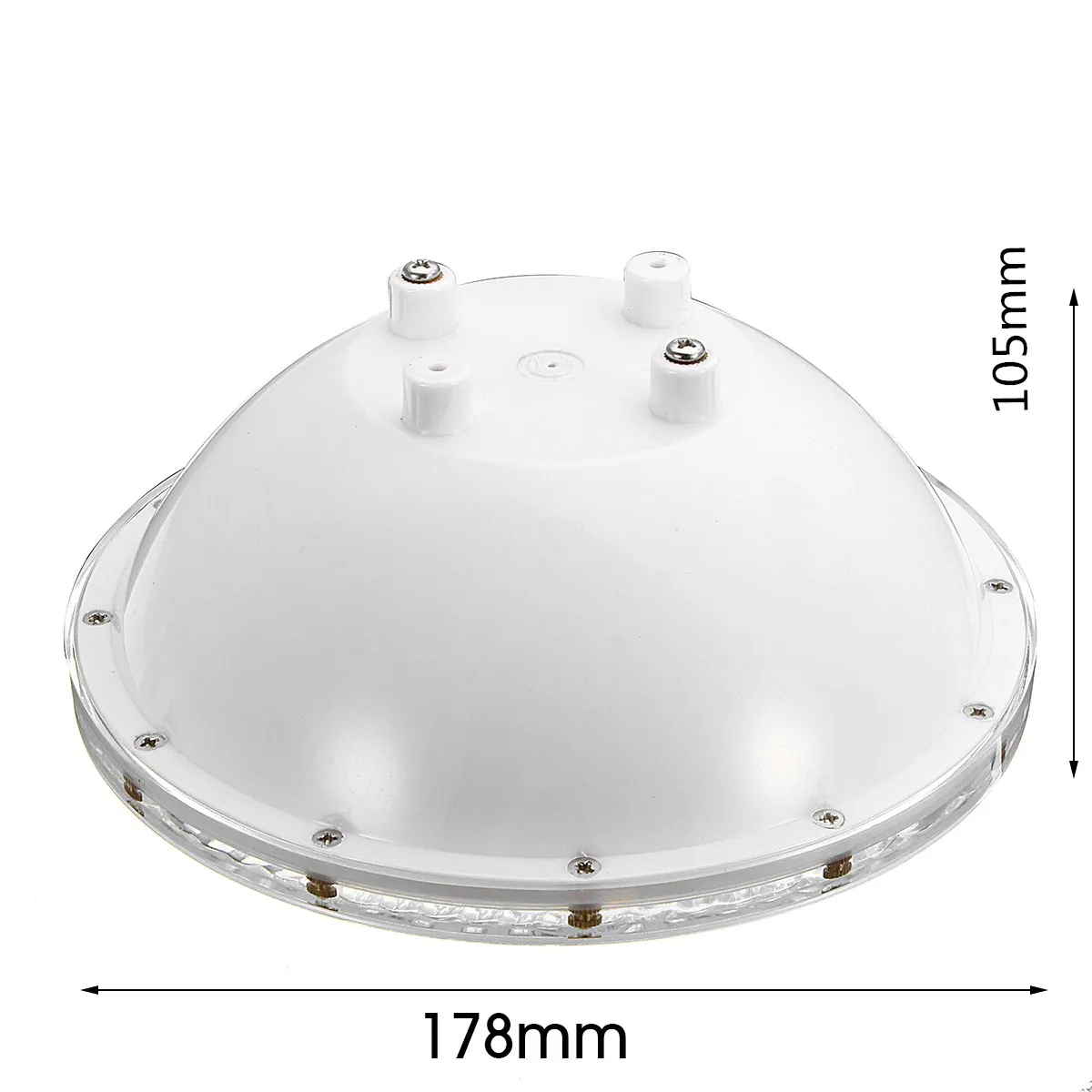 Plastic 12w Led Par56 3000k 4000k 6500k G53 Gx16d Underwater Swimming Pool Light 12v Dc/ac Ip68 ...