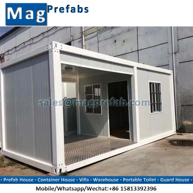Prefab Container Van Gate Sentry Security Guard House With Access ...