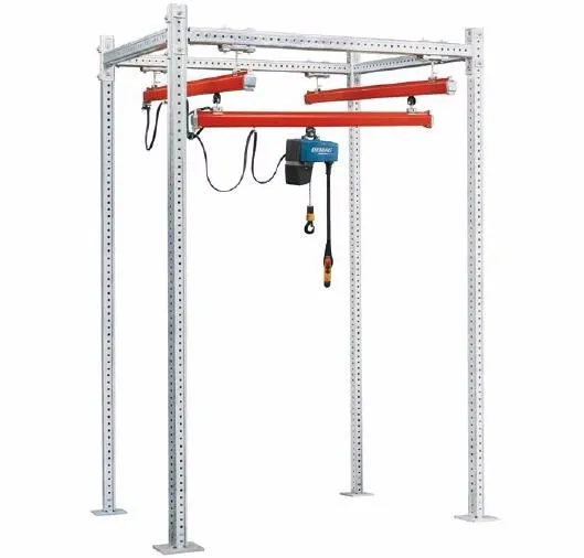 Kbkライトクレーンシステム - Buy 軽量 Kbk 天井クレーン、工業用 0.5-5 T ミニ Kbk 柔軟な複合中断手動操作式クレーン電気ホイスト、ヨーロッパデザイン Kbk モデル天井 ...