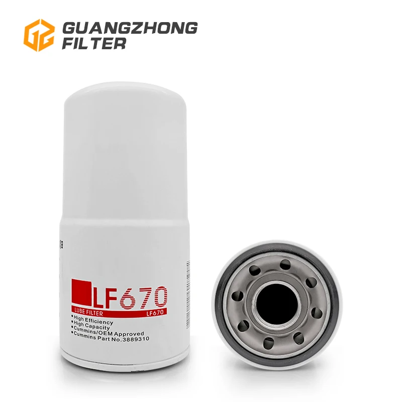 Cheap Price Lf670 Types Of Spin-on Oil Filter For Erfect/cummins ...