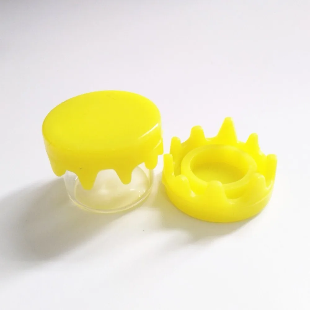 Custom Logo Empty 5ml 6ml Dab Wax Glass Concentrate Container With ...