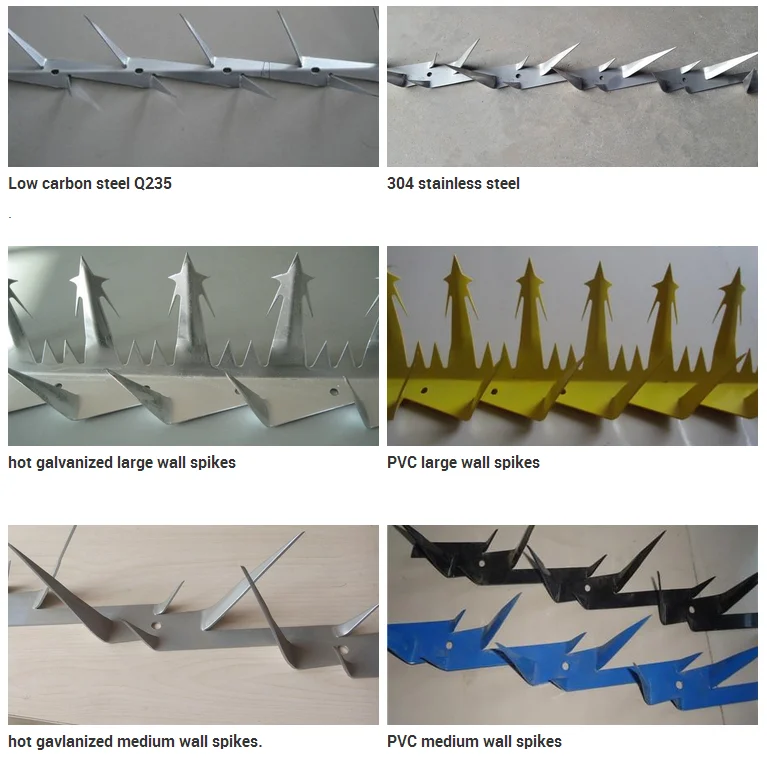 Shark Tooth Wall Spikes - Buy Security Wall Spikes,Decorative Spikes ...