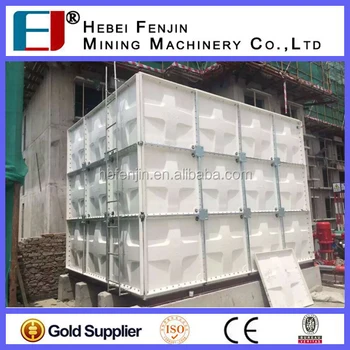 Large Glass Fiber Reinforced Plastic Water Storage Tank - Buy Plastic ...