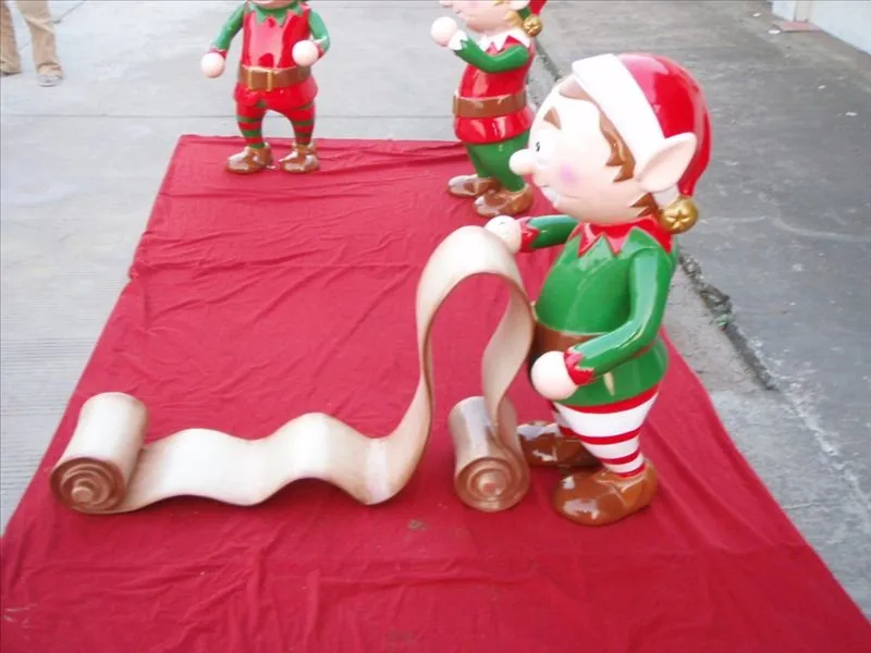Elves Christmas Decoration,Fiberglass Elves - Buy Large Outdoor ...