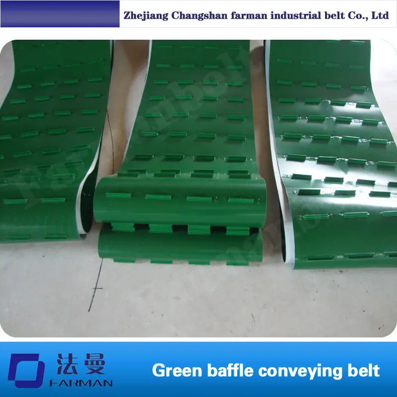 Pvc/pu Baffle Edge Conveying Belt,High Frequency Welding,Beautiful ...