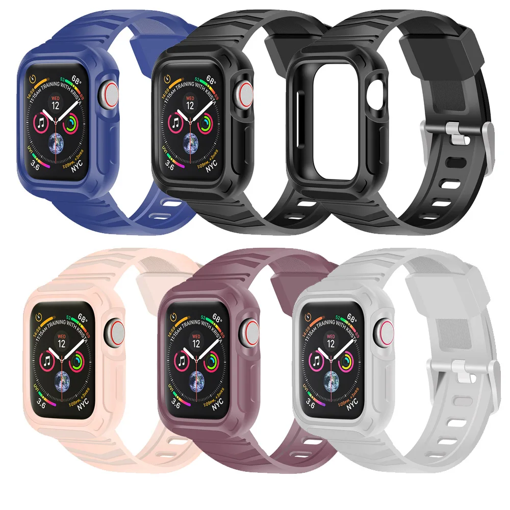 Tschick For Apple Watch 4 Case 44mm 40mm 2018,Rugged Protective Case ...