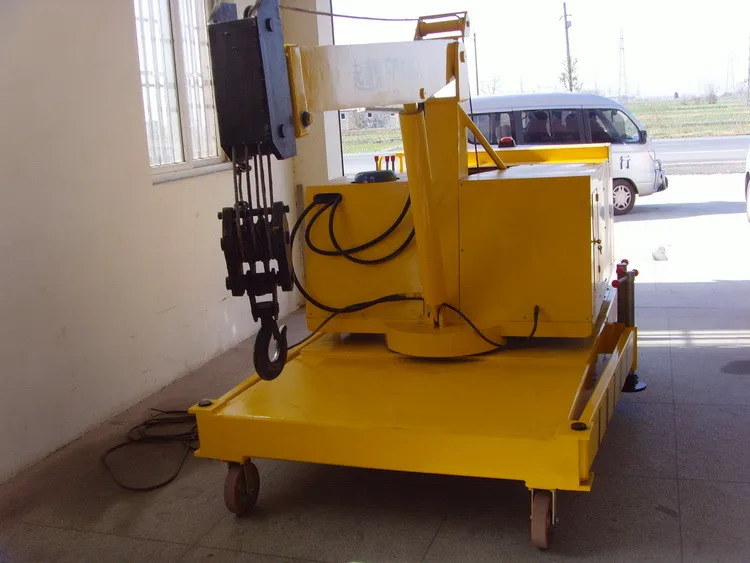 24v 210ah Battery Charged Standing Operated Portable Electric Crane ...