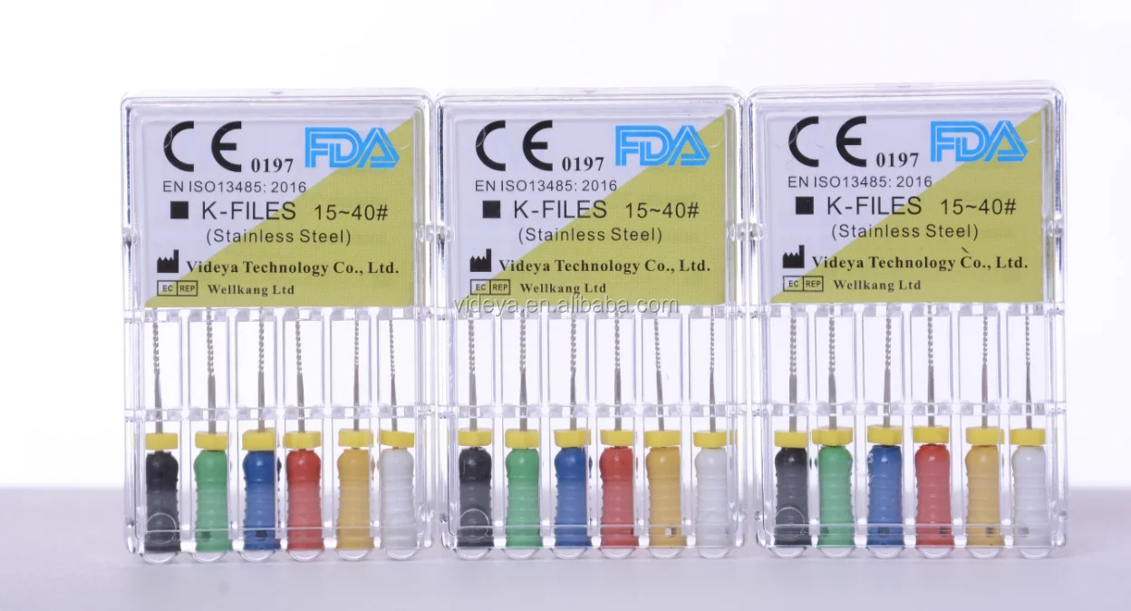 Types of dental endo files - soslery