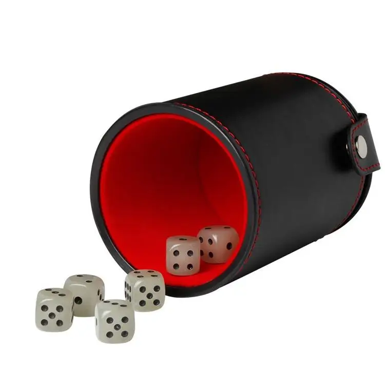 Custom Leather Dice Cups - Durable & Stylish Storage