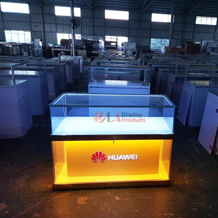 China Supplier Mobile Phone Shop Interior Design Glass Counter For ...