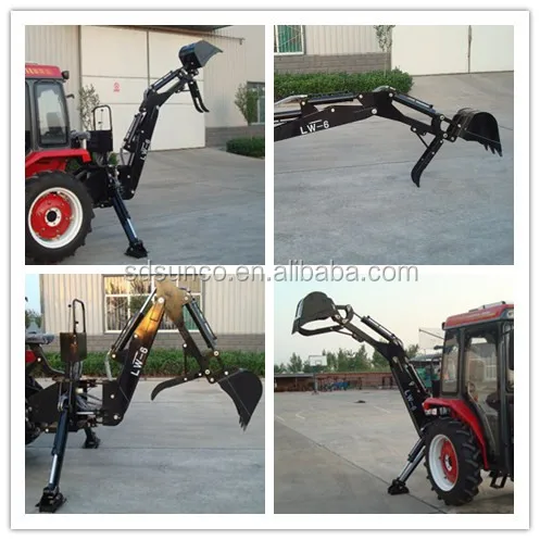 Lw Series Backhoe Loader Compact 3 Point Hitch Backhoe For Tractors ...