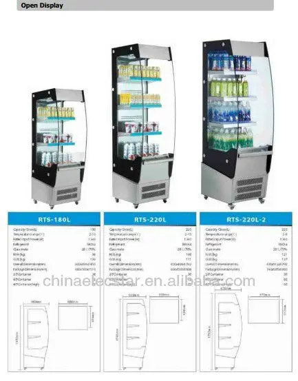 Stainless Steel Open Cooler,Supermarket Equipment,Ss Open Displays,Grab ...