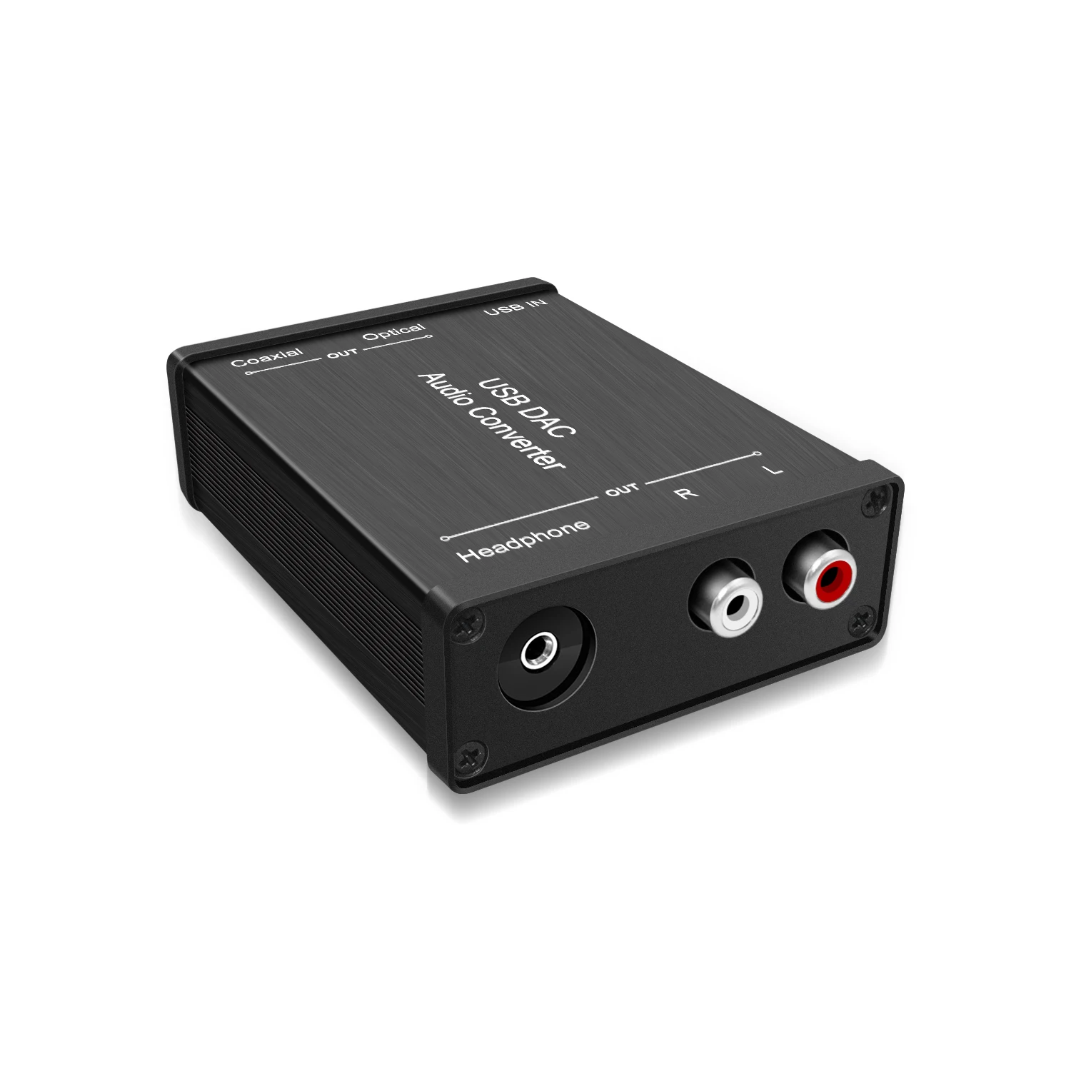 Usb Dac Decoder (usb To Coaxial + Optical + L/r Audio + 3.5mm Audio ...