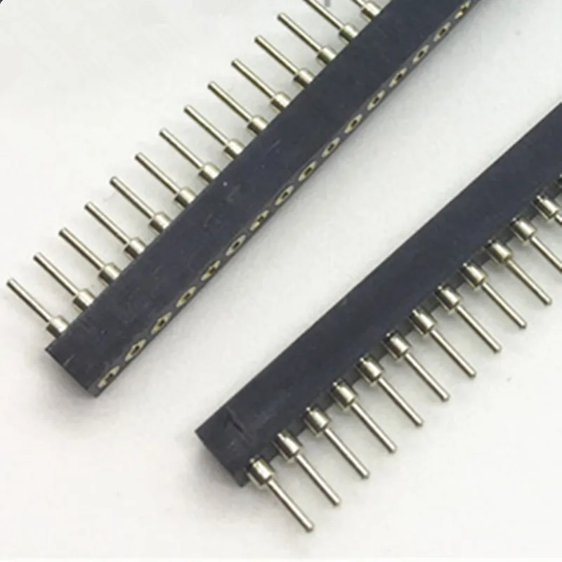 1.778mm Pitch 1.778 Single Row Male Female Round Pin Header 1*40P