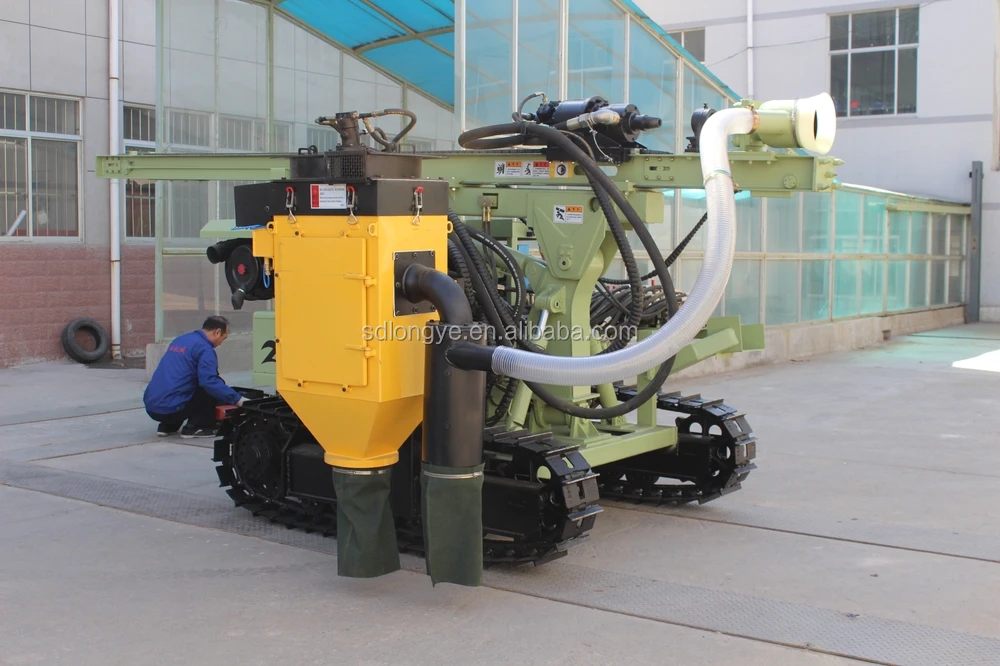 Dth Gold Mining Drilling Rig With Dust Collector - Buy Mobile Drilling ...