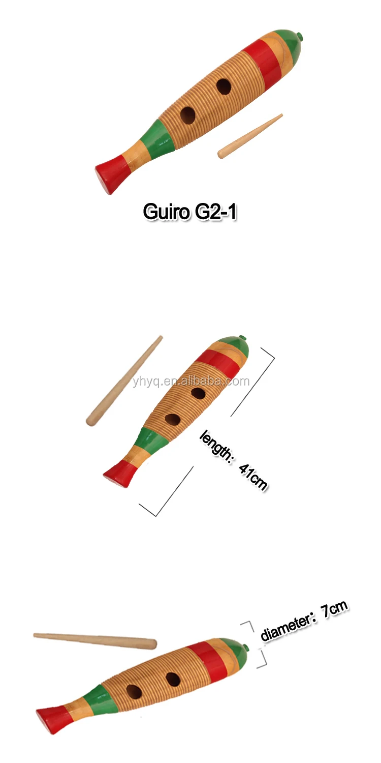 De Alta Calidad Hechos A Mano Orff Guiro Instrumentos Musicales De ...