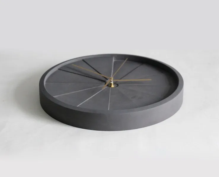 Concrete Alarm Clock - Silent Digital Table Clock