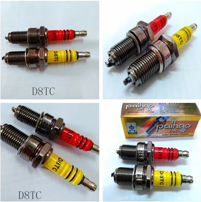Colorful Motorcycle Spark Plug D8tc Auto Engine Parts With Good Quality ...