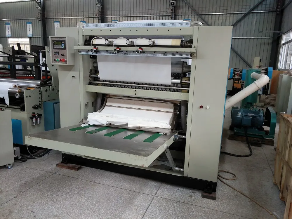 Automatic New V Folding Facial Tissue Hand Towel Paper Folder Machine ...