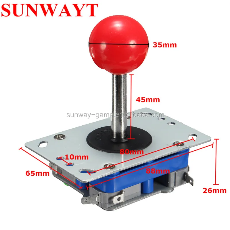 Classic 2 Way 4 Way 8 Way Arcade Joystick Zippyy Arcade Joystick ...