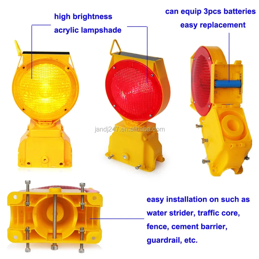 High Quality Solar Road Construction Traffic Safety Led Barnicade ...