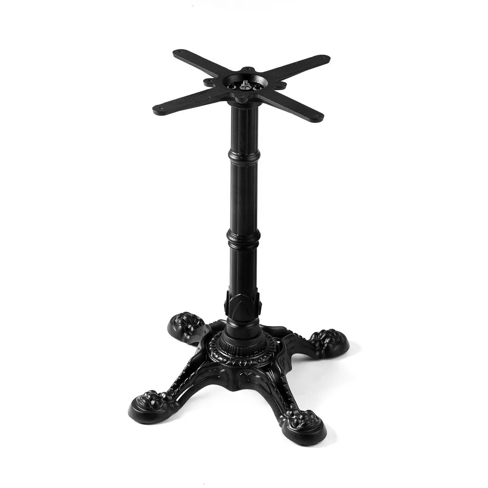 Industrial Hollow Column Cast Iron Black Pedestal Table Base - Buy ...